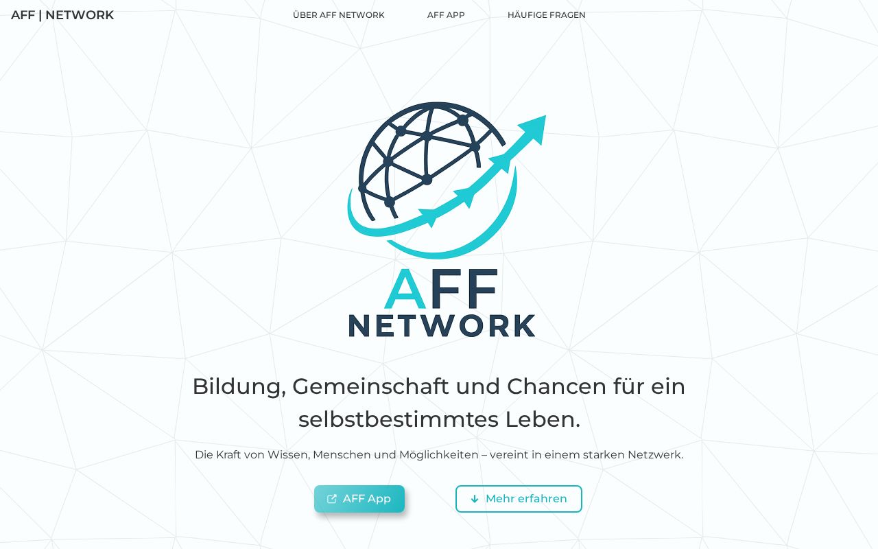 AFF NETWORK | Lernen. Verbinden. Wachsen.